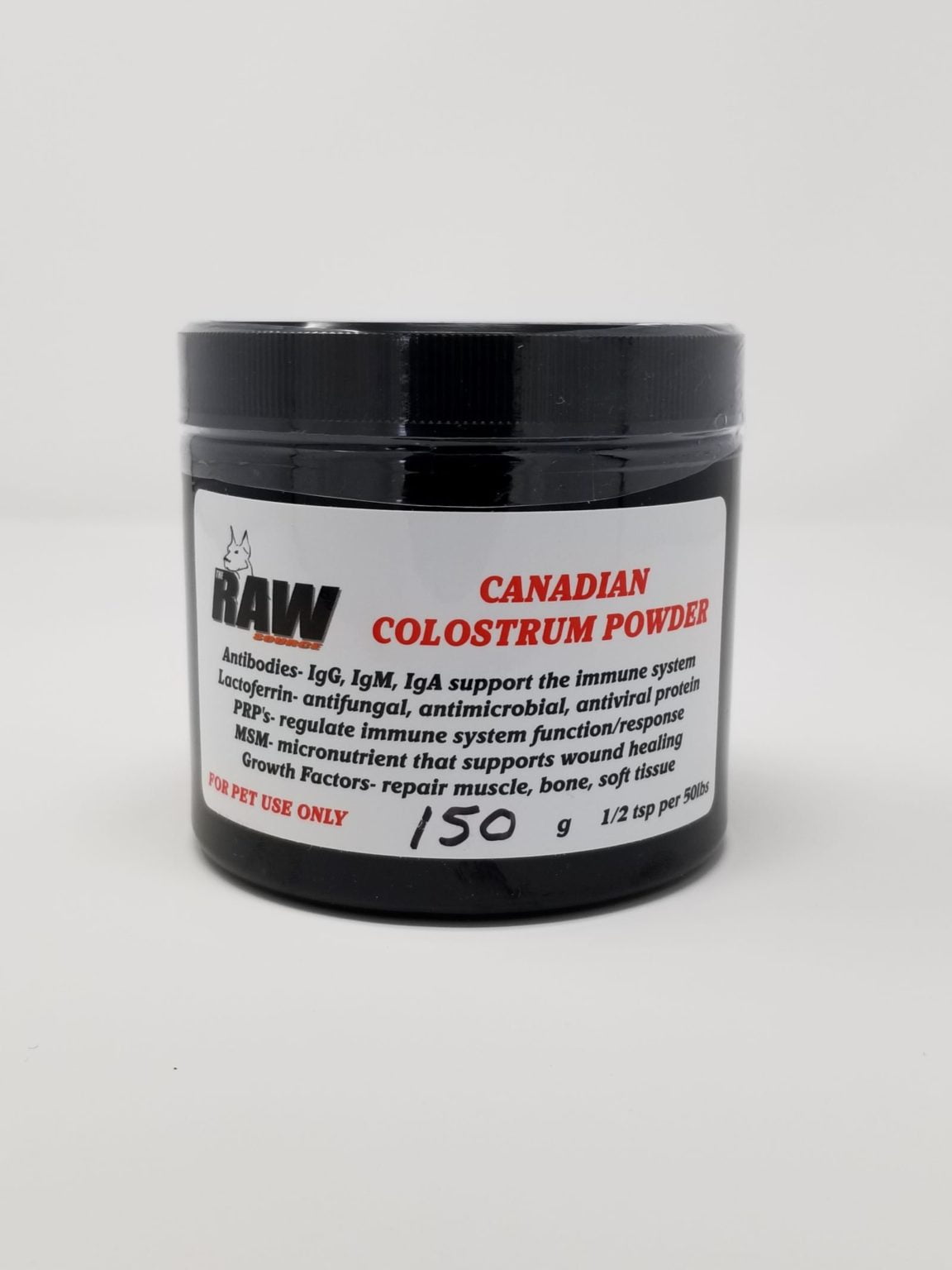 Canadian Colostrum Powder- 150g - The Raw Source